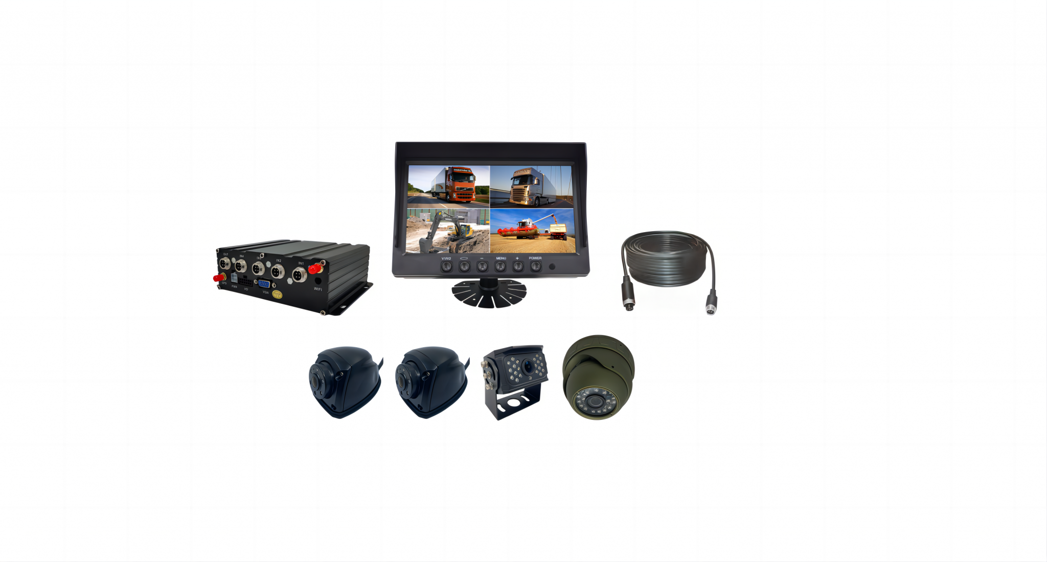 AHD 1080P MDVR Camera System with 4G, Wifi,GPS